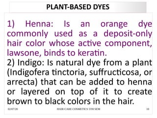 Presentation on "Pharmaceutical technology hair products & cosmetics" | PDF