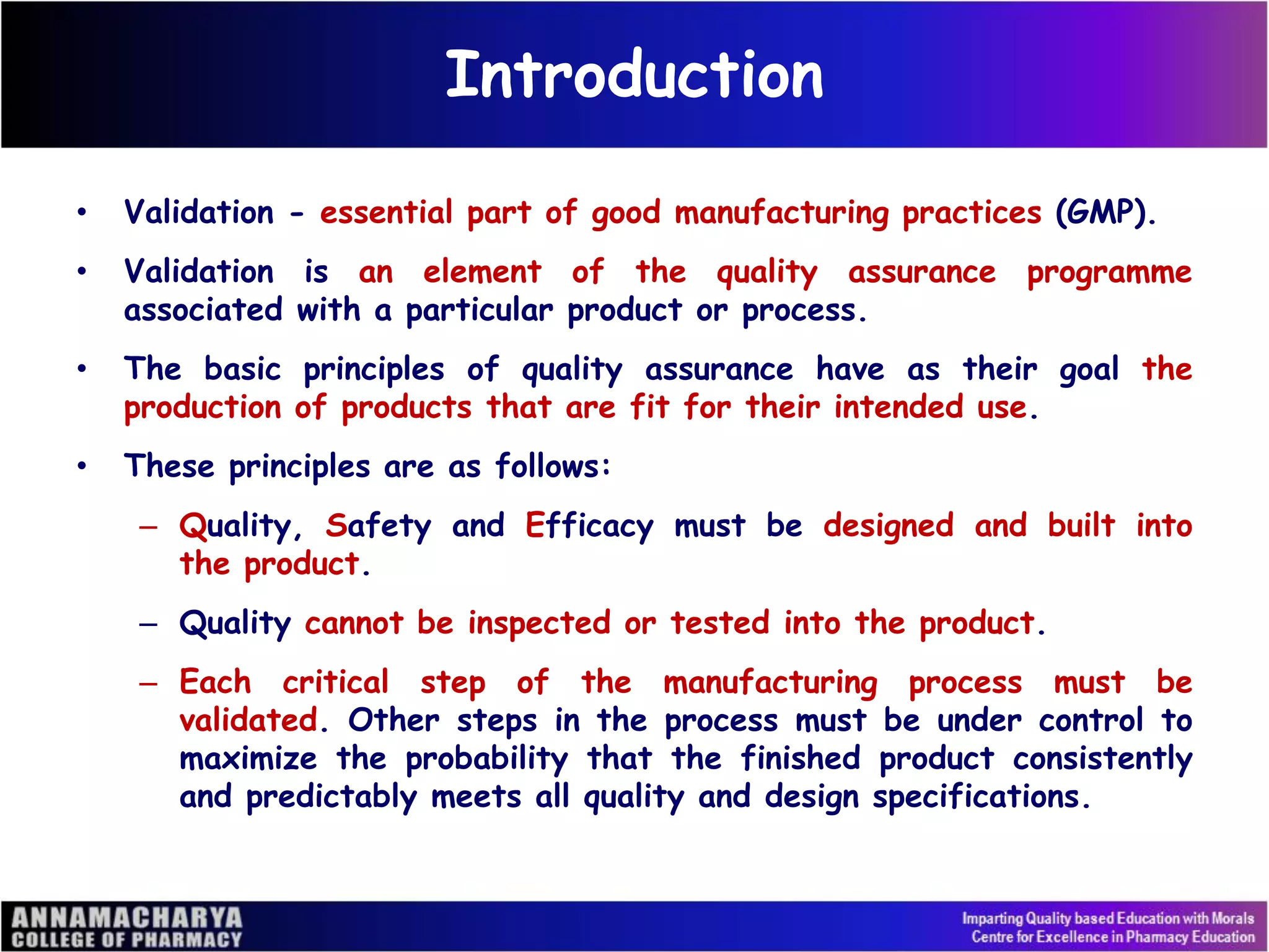 Pharmaceutical Validation Pdf Business Business And Finance