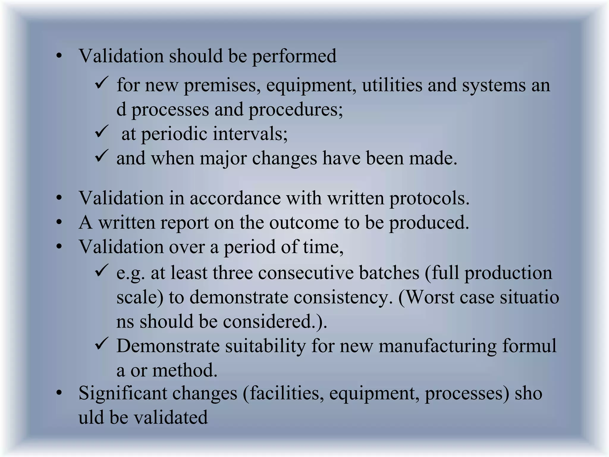 Pharmaceutical validation | PPTX