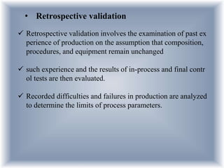 Pharmaceutical validation | PPTX