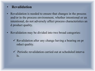 Pharmaceutical validation | PPTX