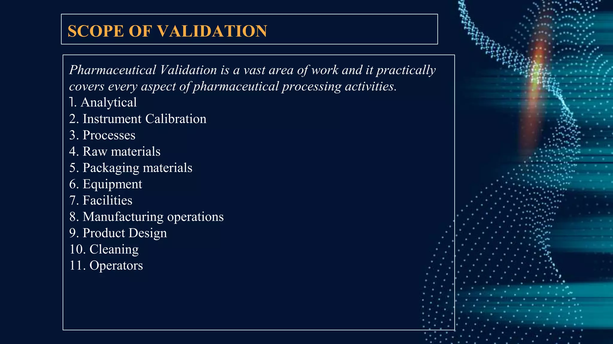 Pharmaceutical Validation ( As per M.Pharm 1st sem Syllabus).pptx