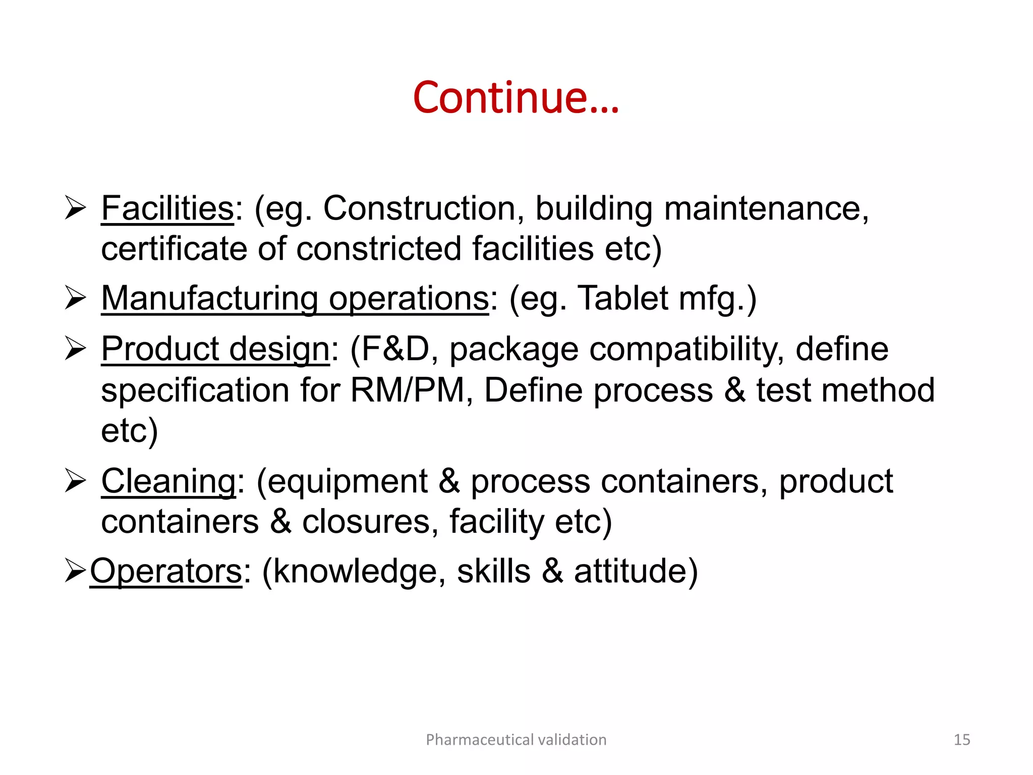 Pharmaceutical validation, calibration & qualifications | PPTX