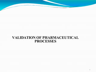 Pharmaceuticalvalidationppt 170316132324 | PPT