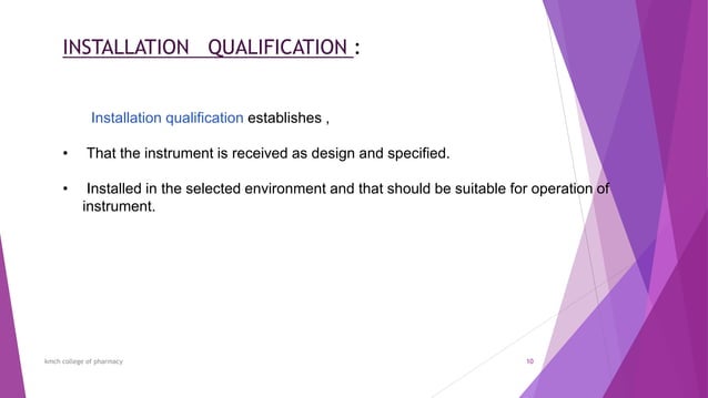 QUALIFICATION OF HPLC , HPLC | PPTX | Chemistry | Science
