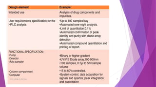 QUALIFICATION OF HPLC , HPLC | PPTX