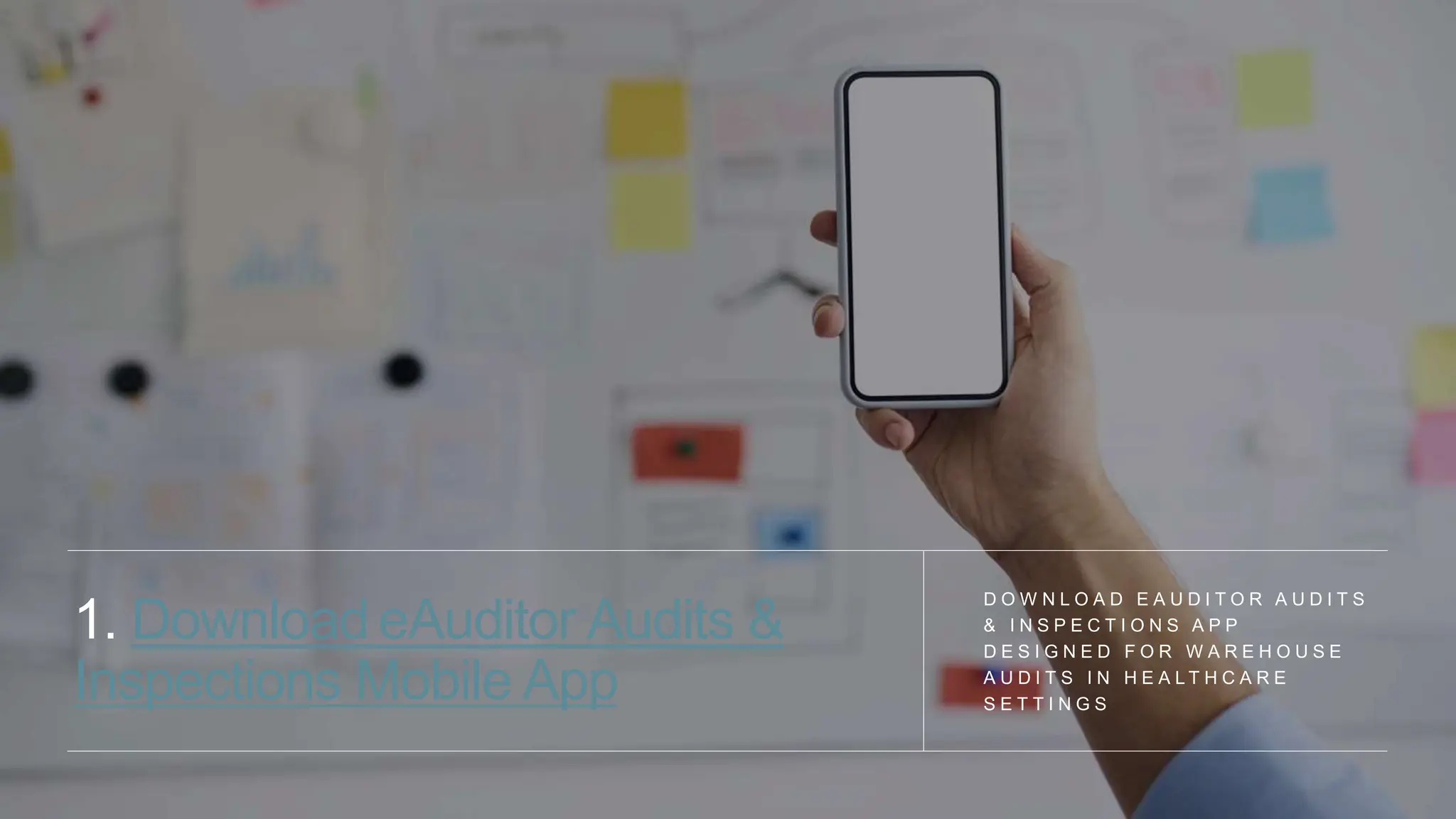 Pharmaceutical warehouse audit using eAuditor Audits & Inspections .pptx