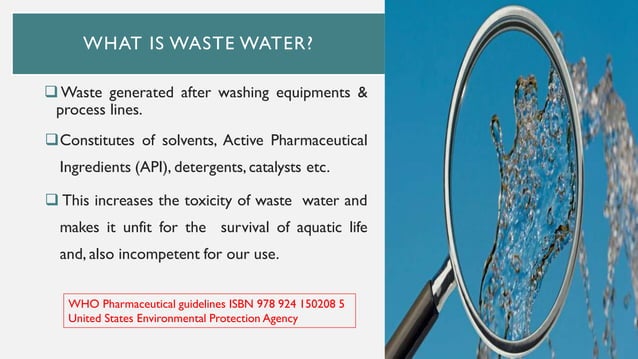 Pharmaceutical waste water | PDF