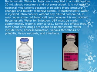 Pharmaceutical water | PPTX