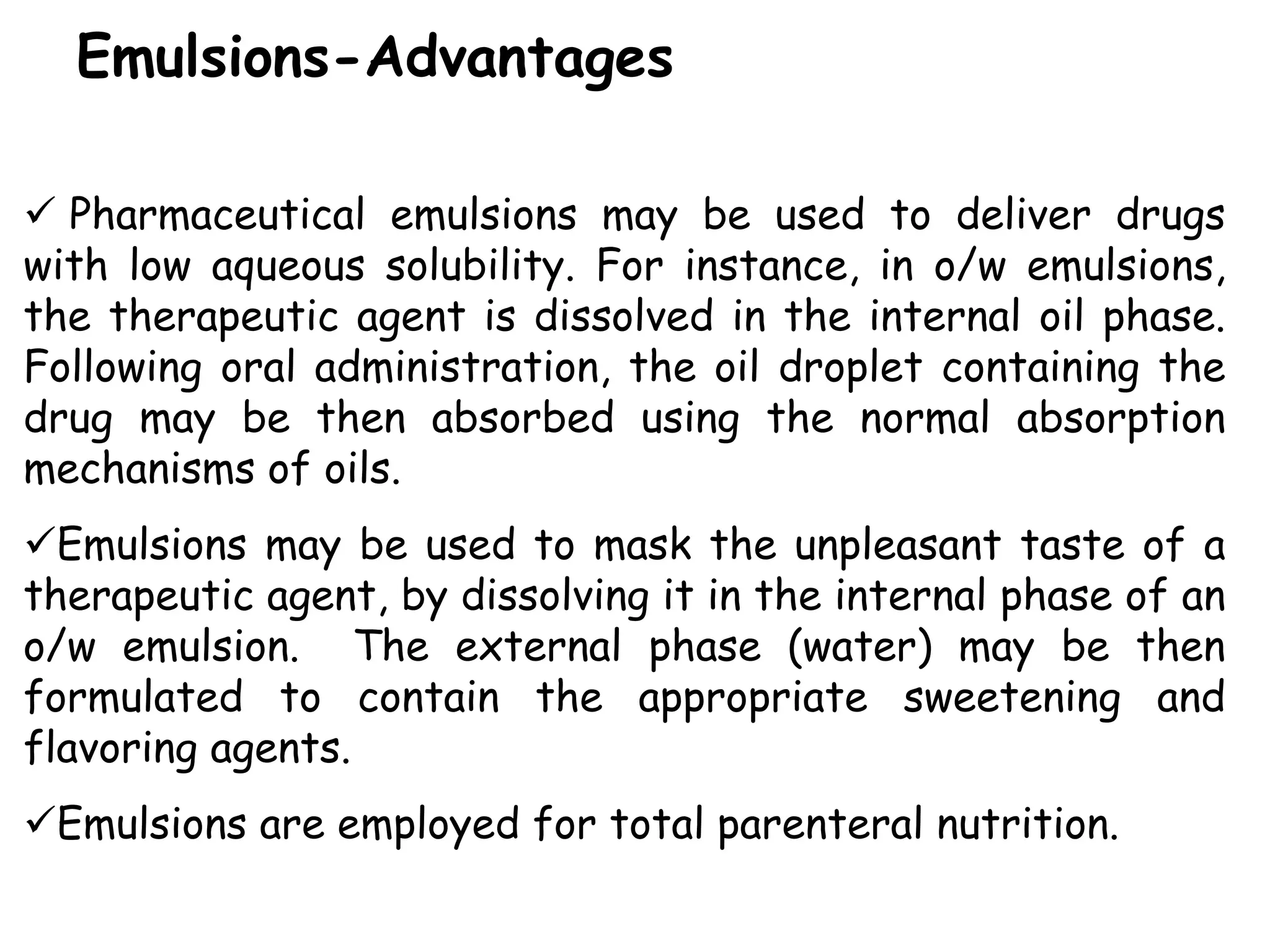 Pharmaceutics - emulsions | PDF
