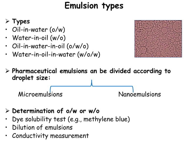 Pharmaceutics - emulsions | PDF