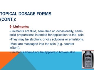 Pharmaceutics i-dosage-form | PDF