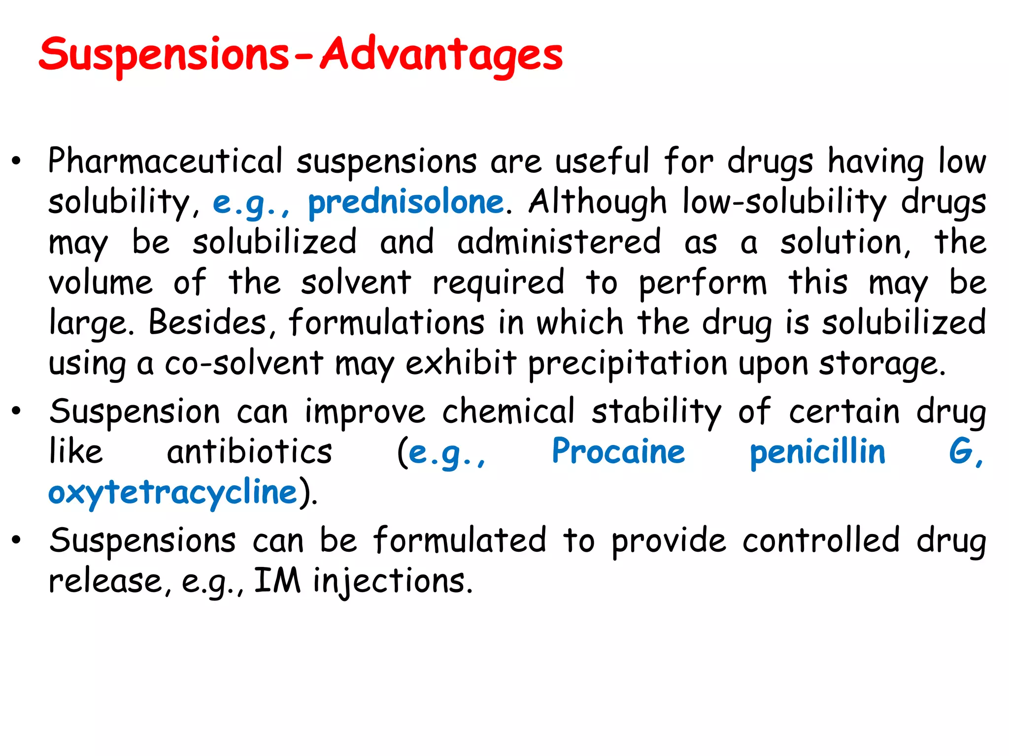 Pharmaceutics - suspension | PDF