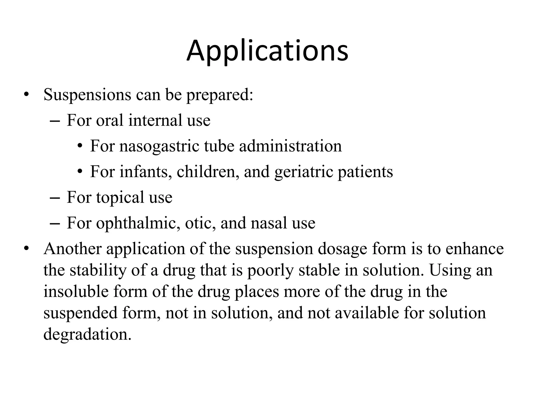Pharmaceutics - suspension | PDF