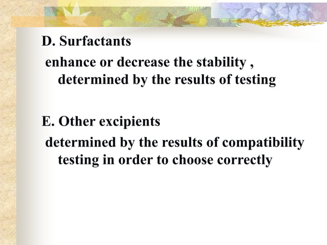 STABILITY OF DRUG PRODUCT in pharmaceuticals.ppt | Chemistry | Science