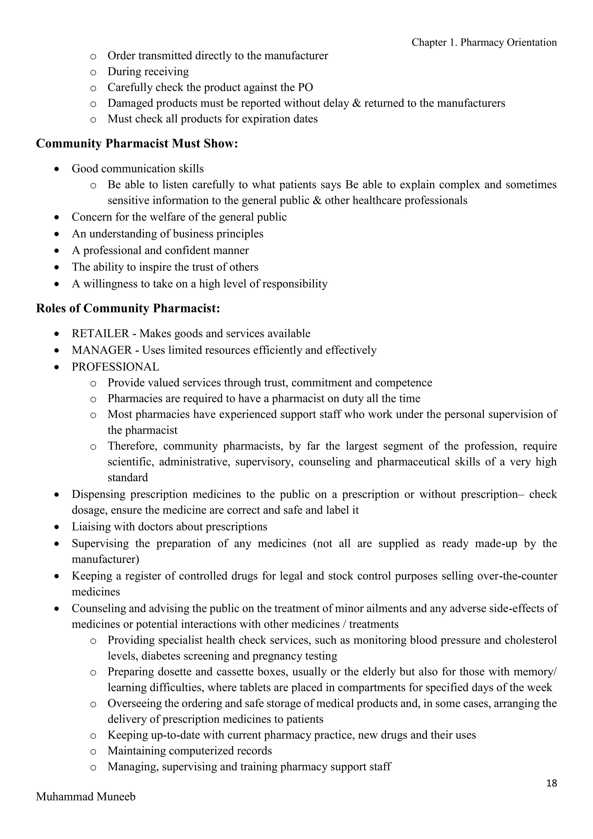 Pharmaceutics I (Physical Pharmacy) complete notes by Muhammad Muneeb | PDF