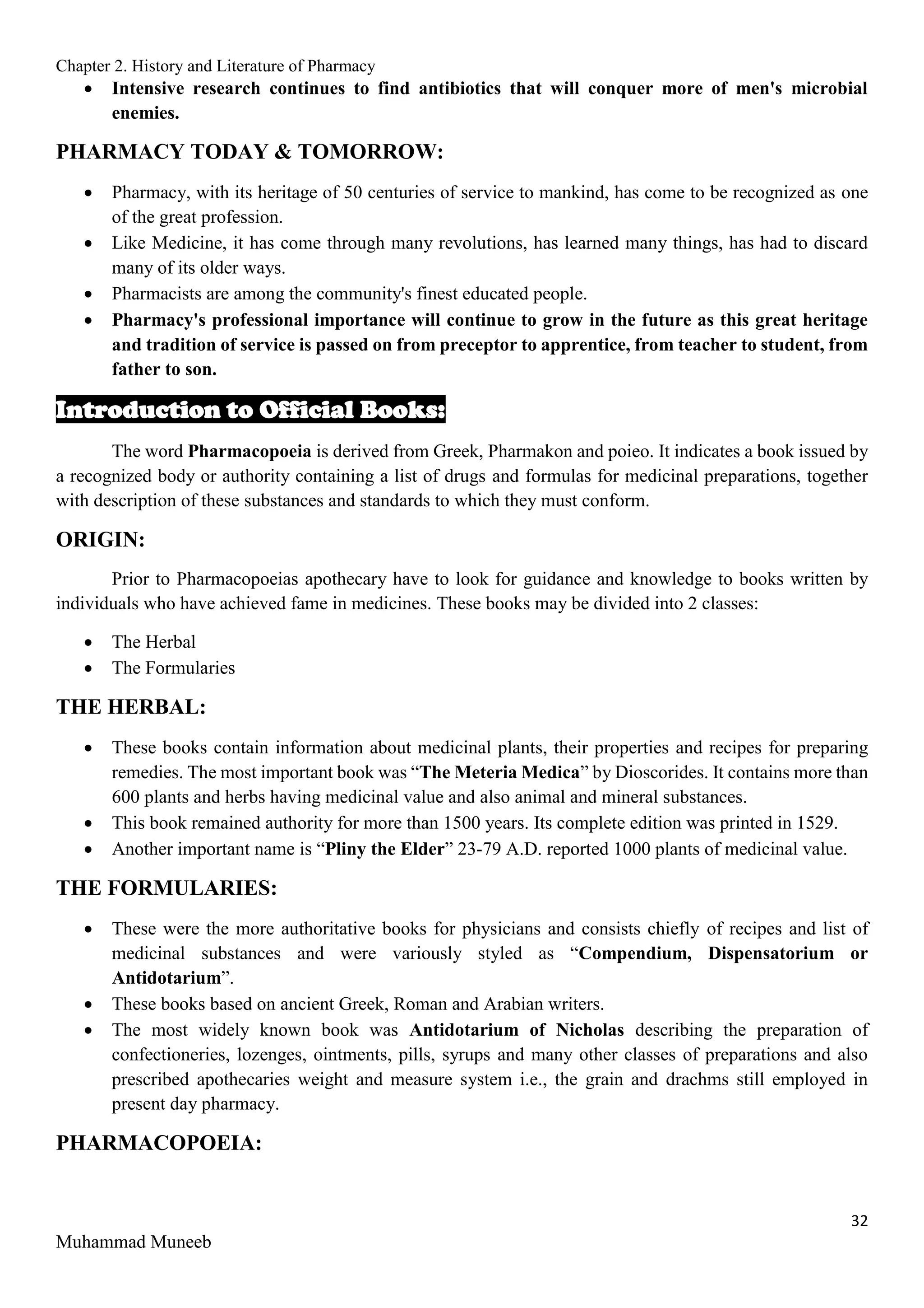 Pharmaceutics I (Physical Pharmacy) complete notes by Muhammad Muneeb | PDF