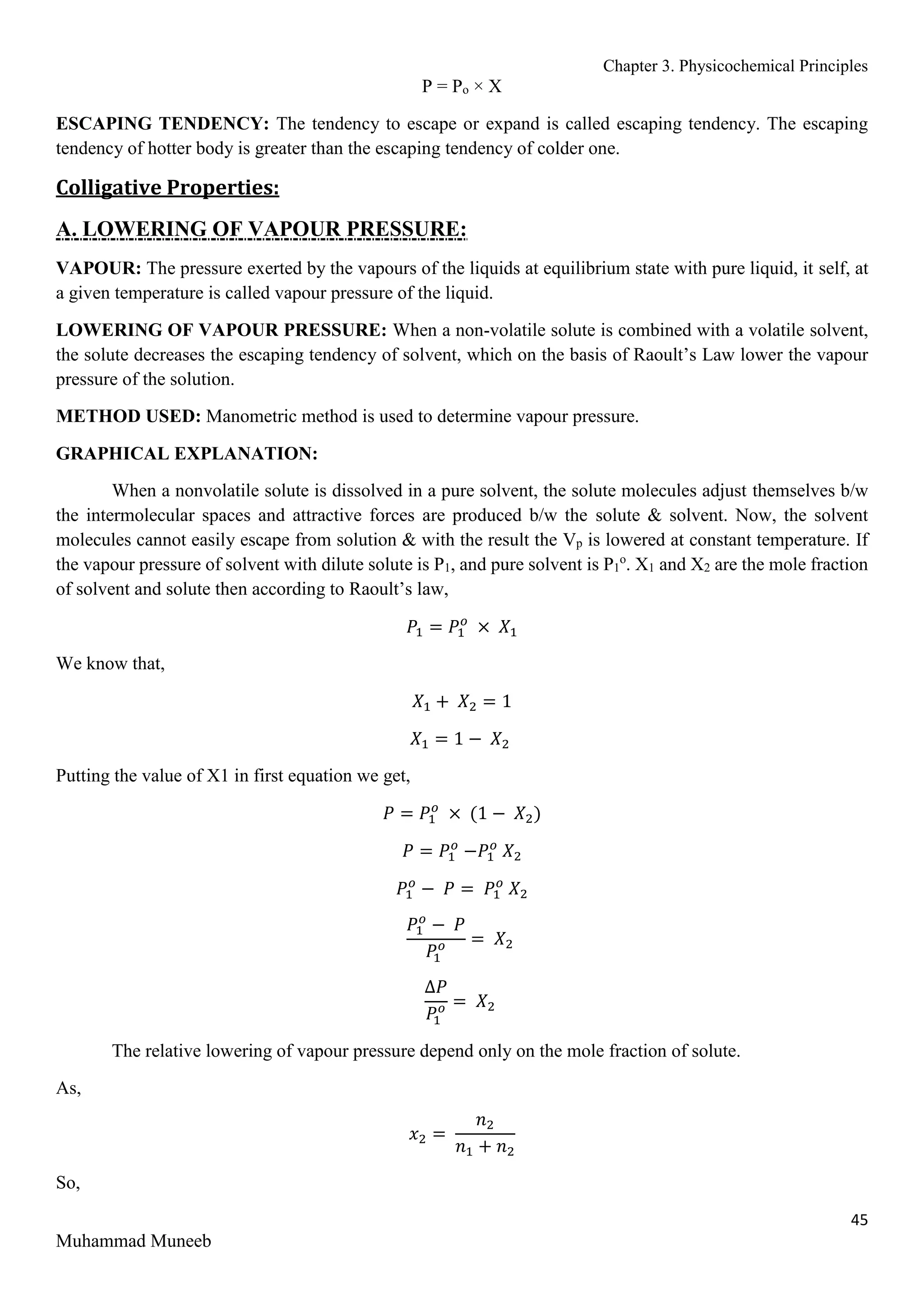 Pharmaceutics I (Physical Pharmacy) complete notes by Muhammad Muneeb | PDF