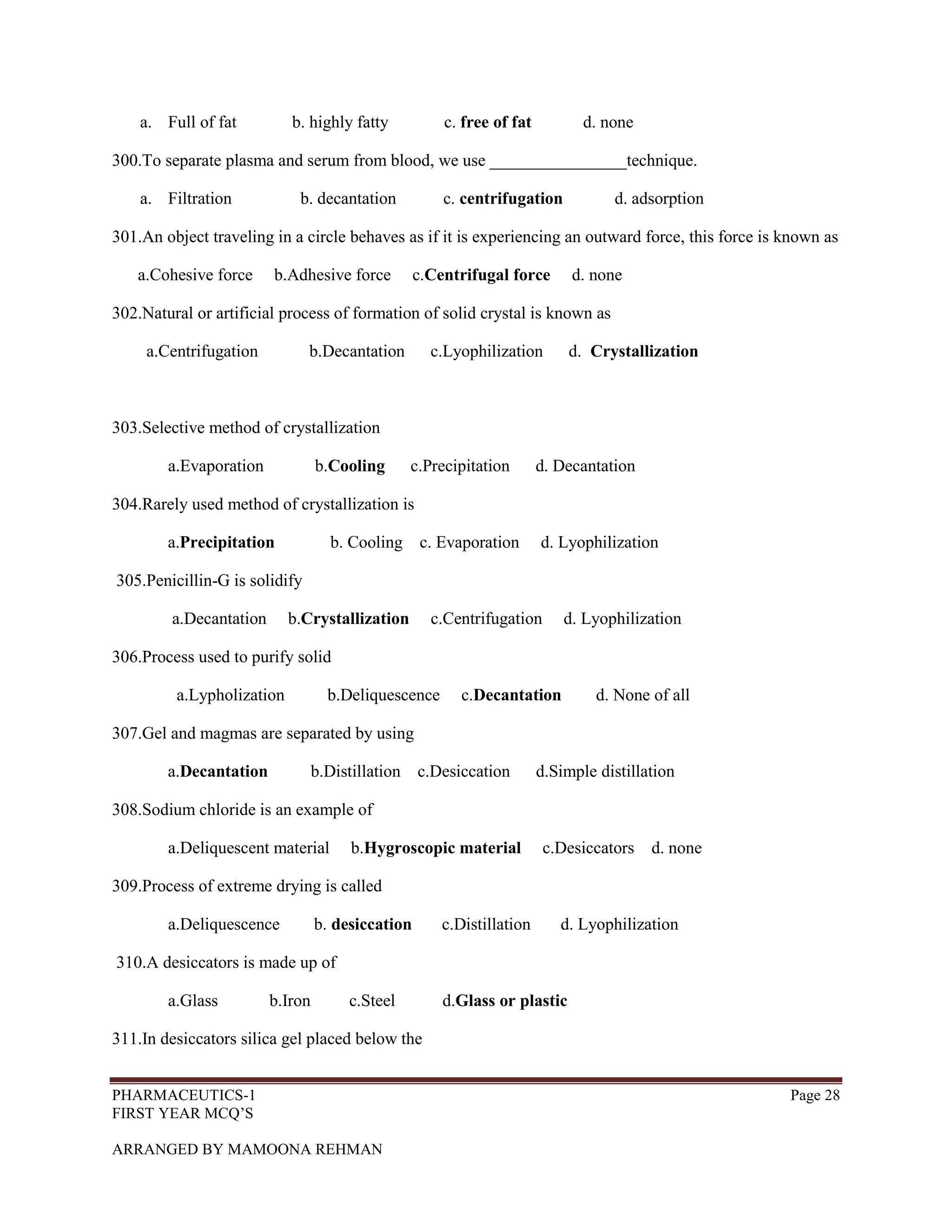 PHARMACEUTICS MCQS.pdf