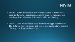 Pharmaceutics Unit -1.pptx