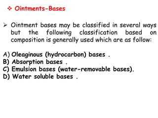Pharmaceutics - semi solid dosage forms | PDF