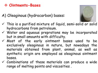Pharmaceutics - semi solid dosage forms | PDF