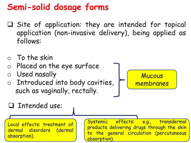 Pharmaceutics - semi solid dosage forms | PDF