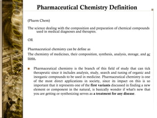 Pharma chem intro | PDF