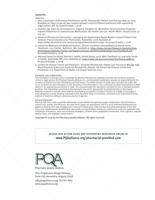 Pharmacist provided care action guide | PDF