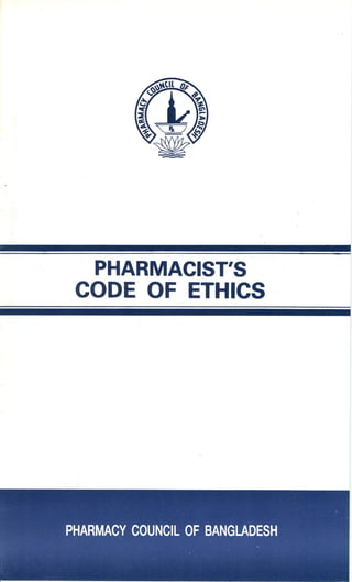 Pharmacist code of ethics | PDF