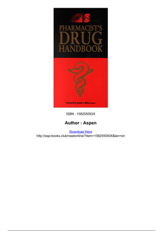 Pharmacists drug handbook pdf | PDF