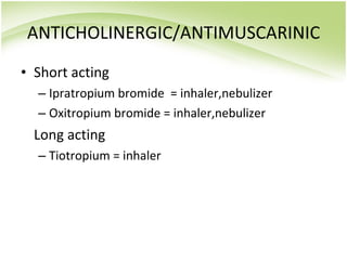 Pharmaco 2 copd | PPT