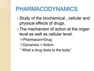 Pharmacodynamcis | PPTX