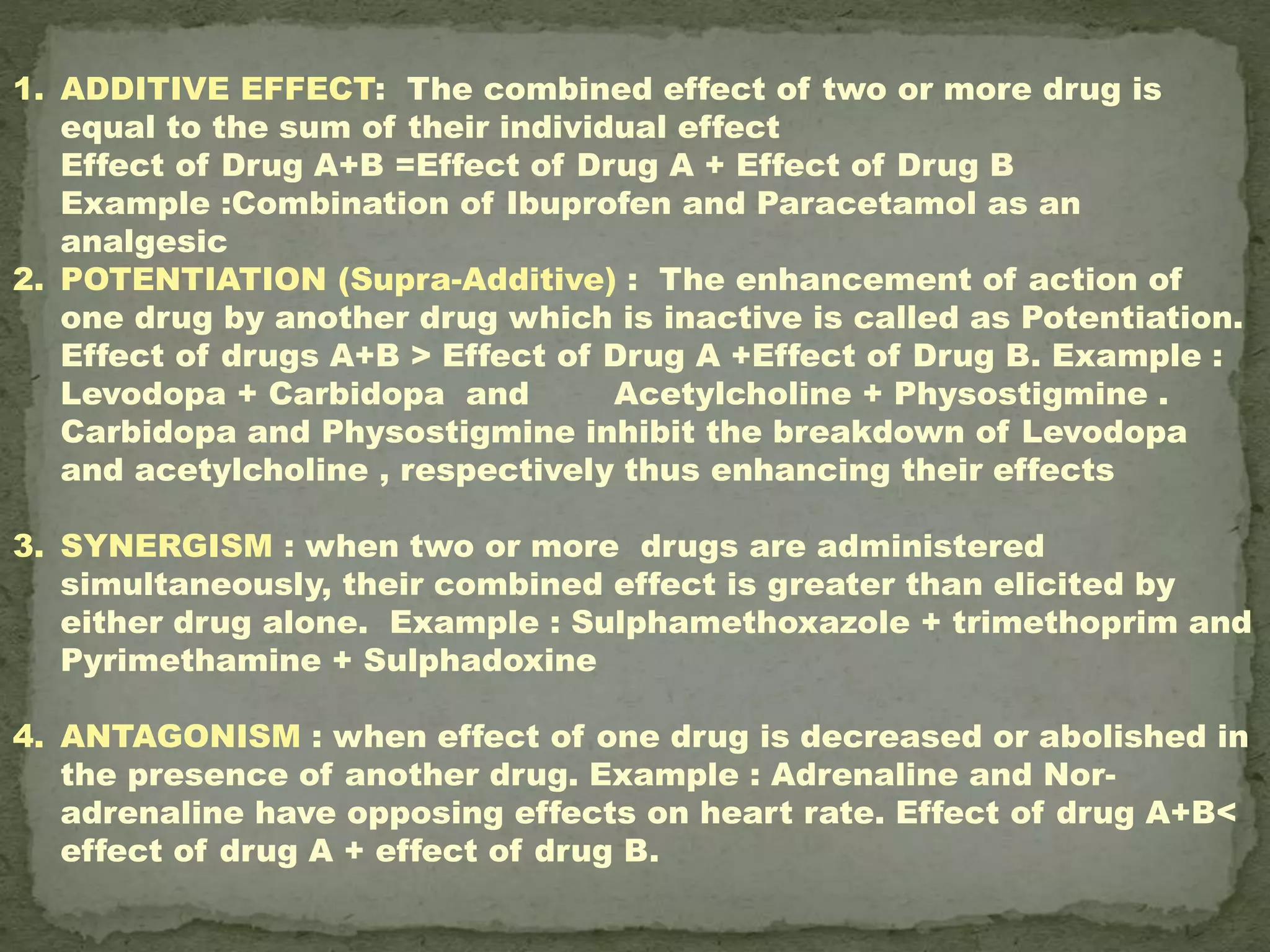Pharmacodynamic drug interactions, Ruqshan Nazneen, SUCP | PPTX