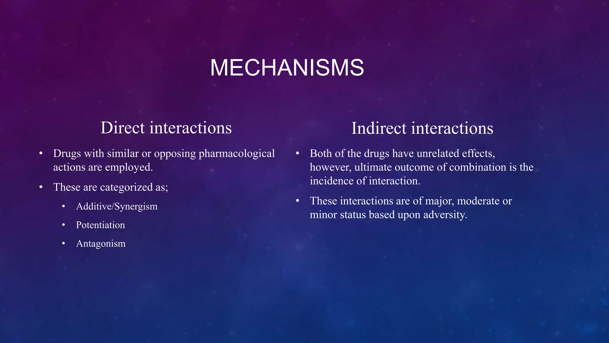 Pharmacodynamic interactions | PPTX