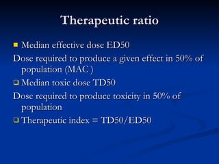 Pharmacodynamics | PPT