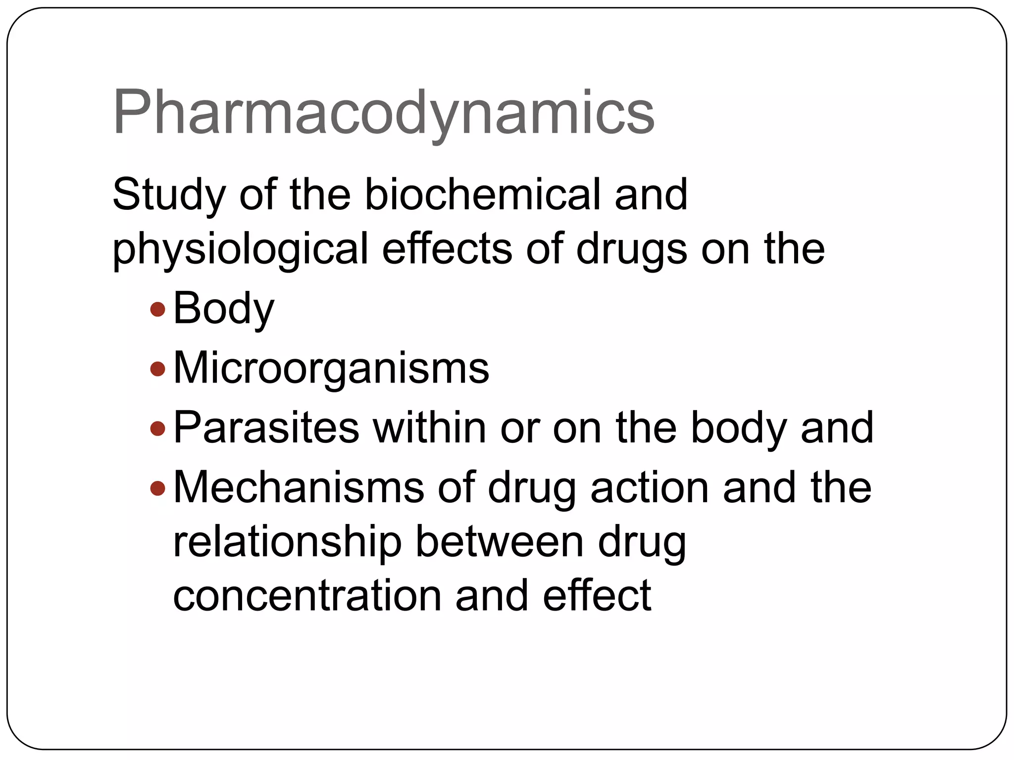 Pharmacodynamics | PPTX