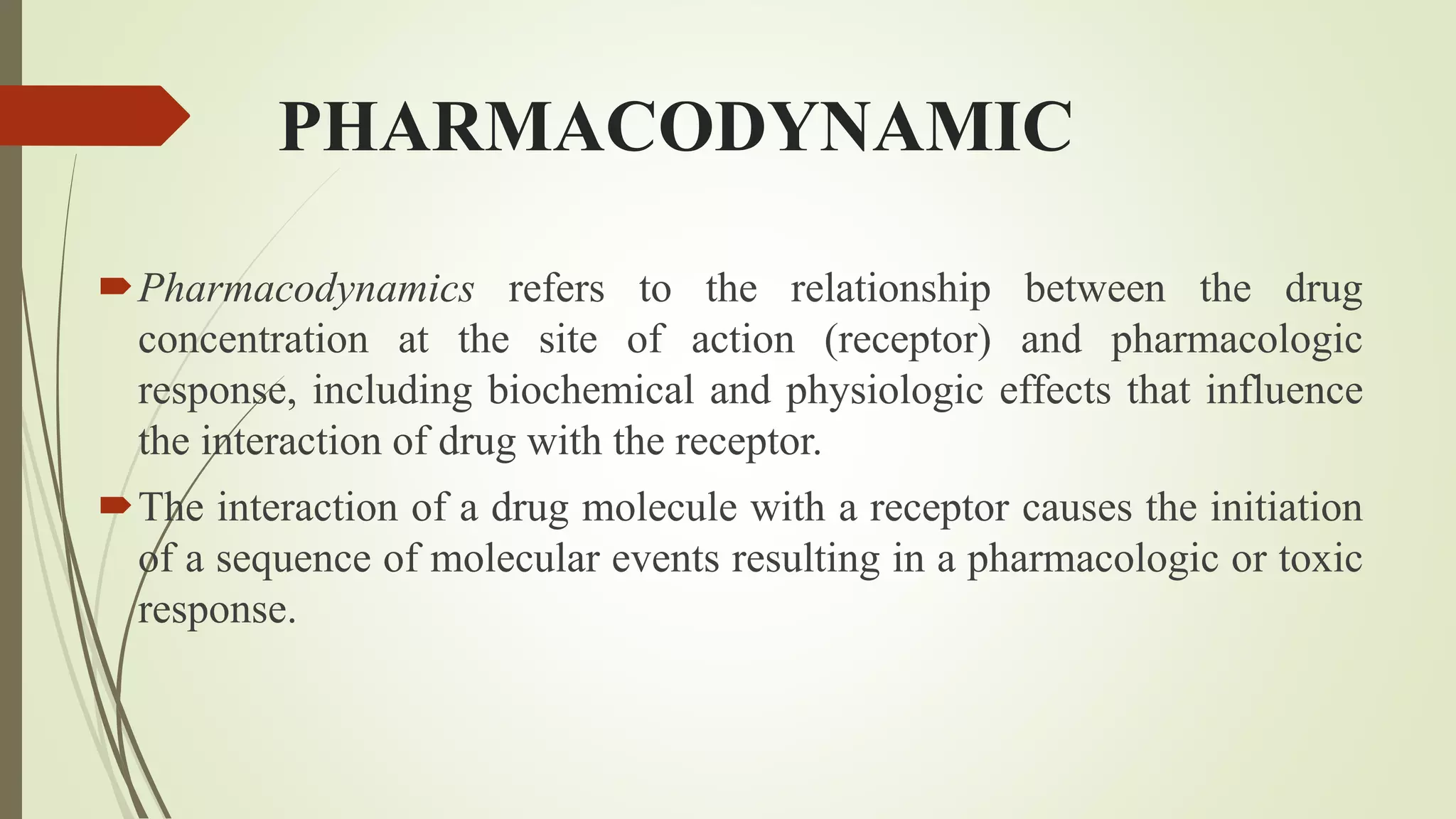 Pharmacodynamics | PPTX