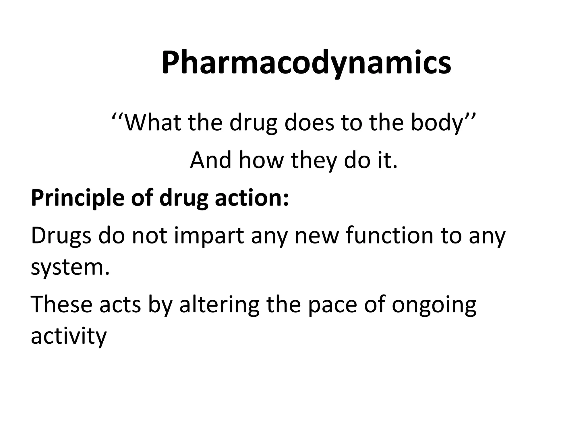 Pharmacodynamics | PPTX