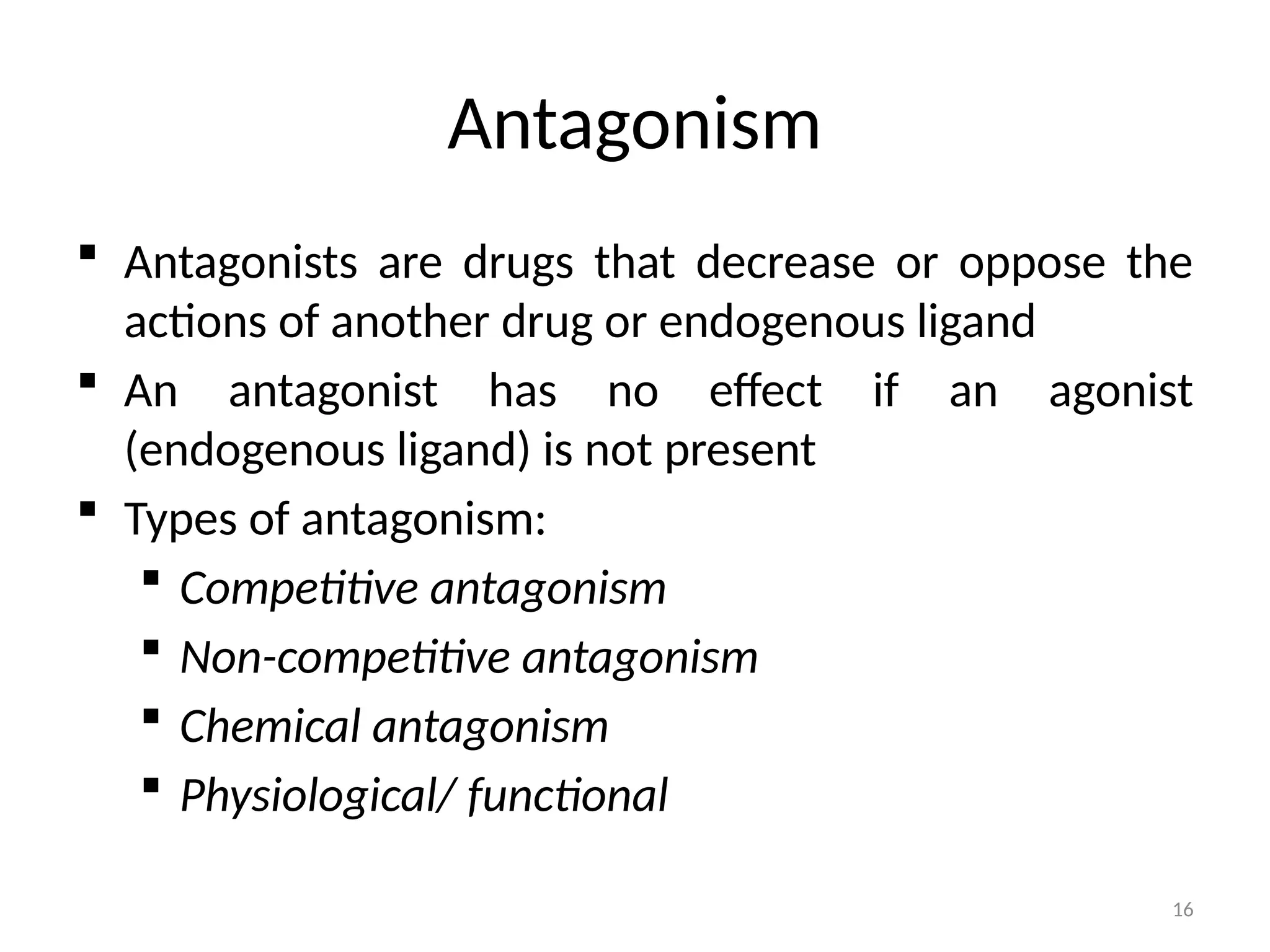 Pharmacology -Principles of Pharmacodynamics | PPTX