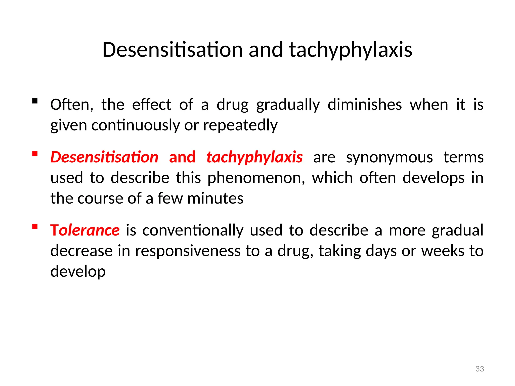 Pharmacology -Principles of Pharmacodynamics | PPTX