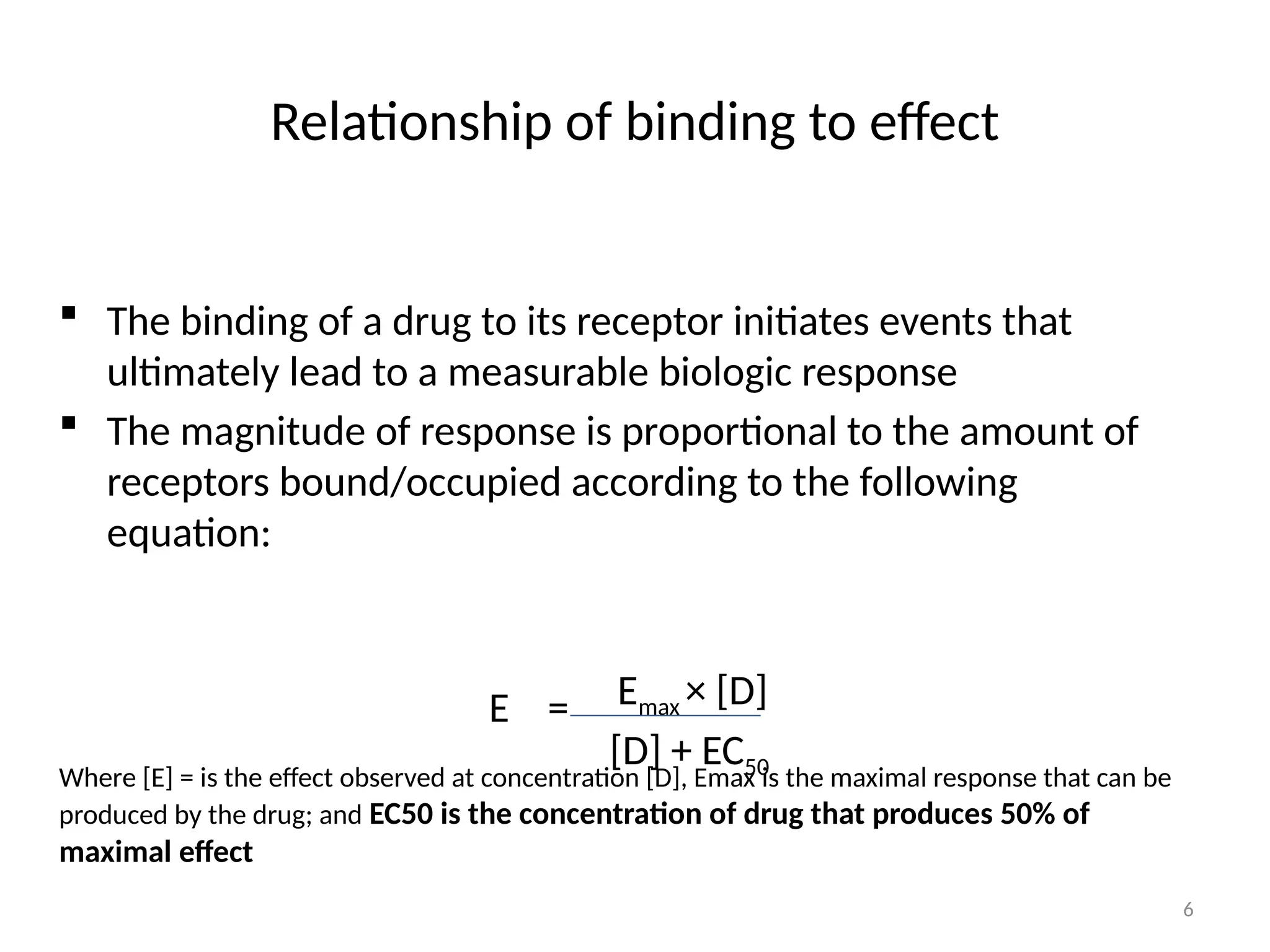 Pharmacology -Principles of Pharmacodynamics | PPTX