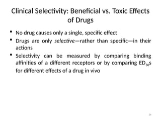 Pharmacology -Principles of Pharmacodynamics | PPTX