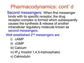 Pharmacodynamics : A new prospect on how drug acts | PPT