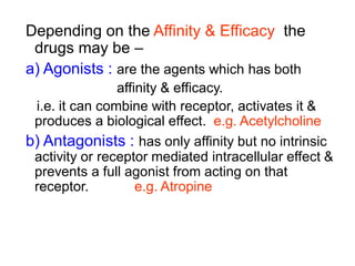 Pharmacodynamics : A new prospect on how drug acts | PPT