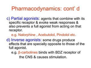 Pharmacodynamics : A new prospect on how drug acts | PPT