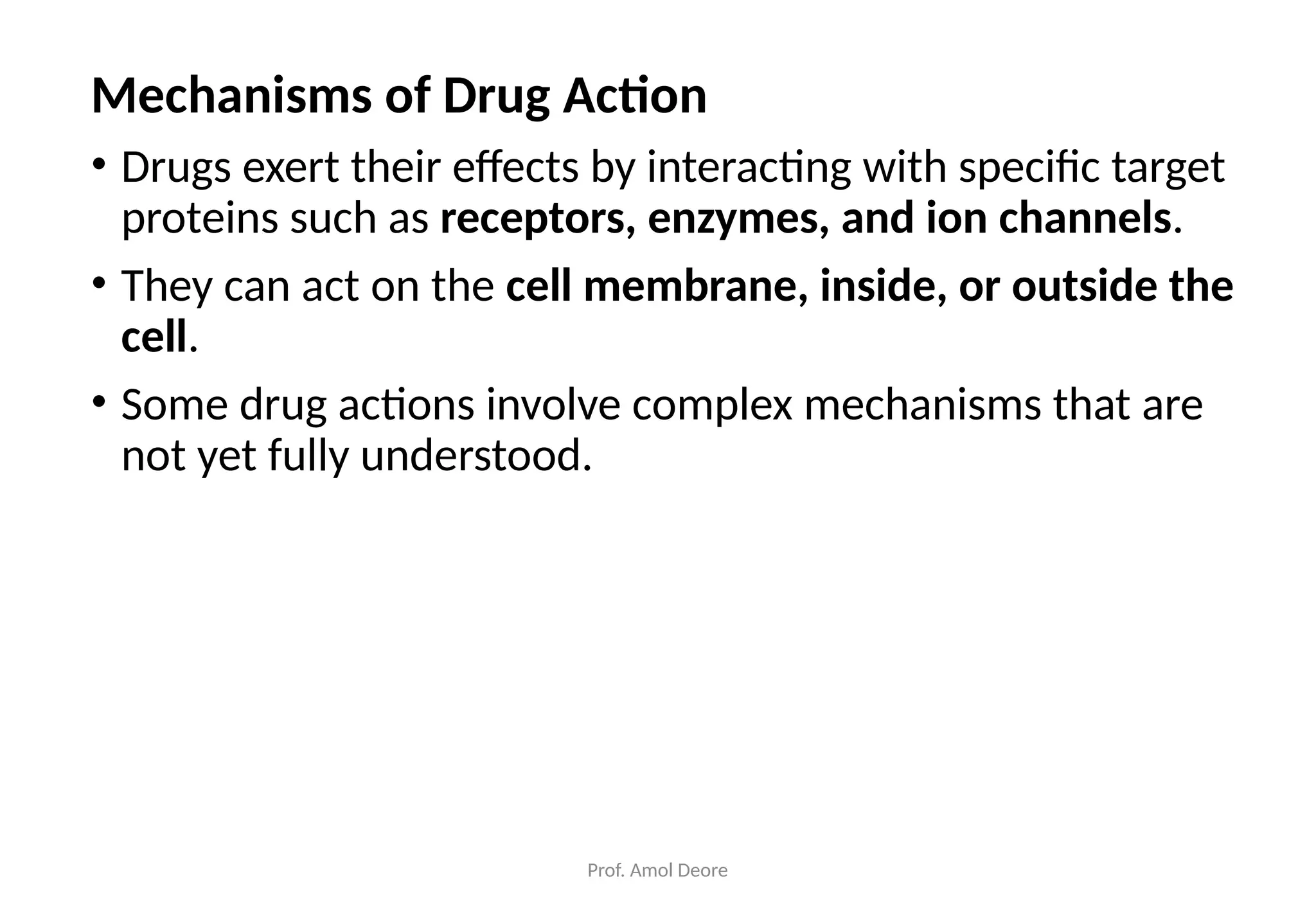 Pharmacodynamics and classification of receptors | PPTX