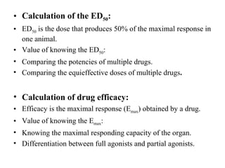 Pharmacodynamics revised | PPT | Chemistry | Science