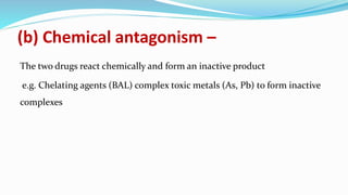 Pharmacodynamics 2. AGONIST AND ANTIDONIST | PPTX
