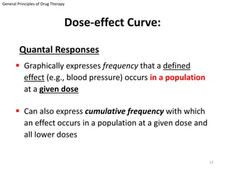 Pharmacodynamics II Dose-Response Relationships | PDF | Chemistry | Science
